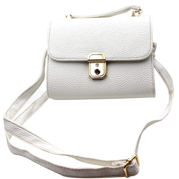 Ocean Fashion | Bags | Pebble Leather White Small Purse | Poshmark